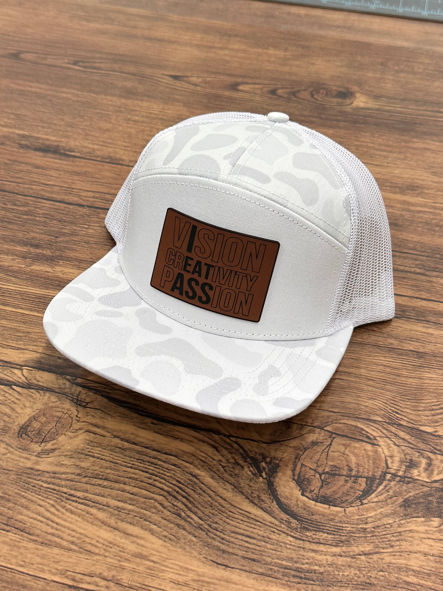 White camo Vision hat – Southernragecustoms